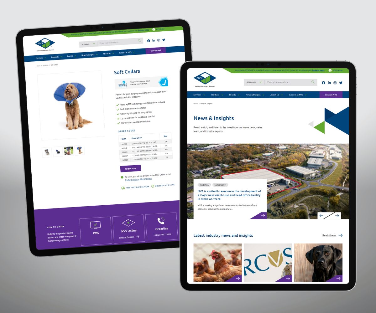 New updated NVS website launches April 2023 - National Veterinary Services