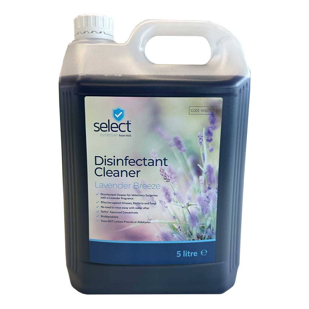 Disinfectant Cleaner 5L - Select - National Veterinary Services
